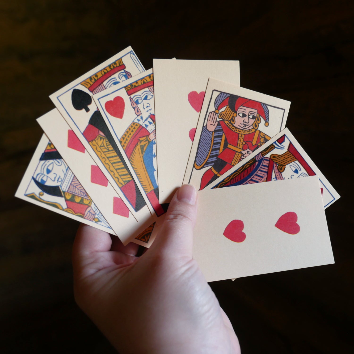 Early Playing Cards in Bag – Townsends