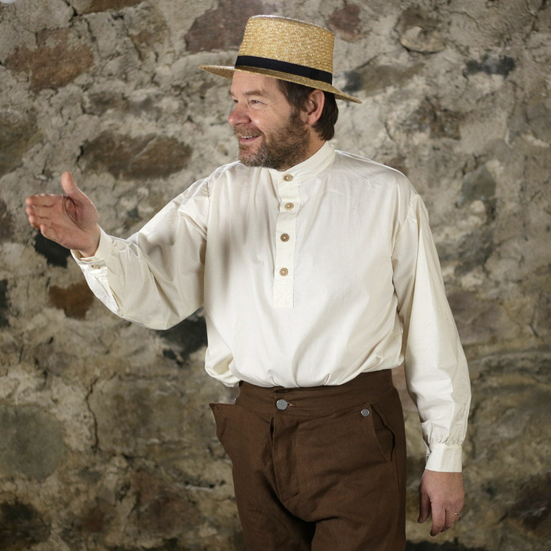 19th C Trade Shirt Off White – Townsends