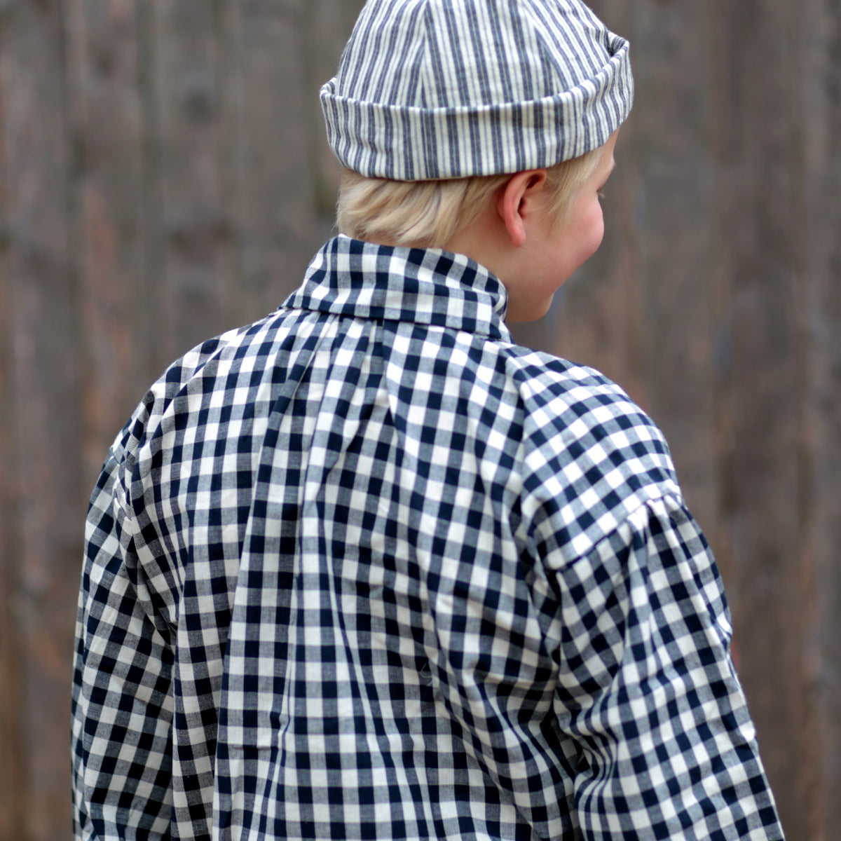 Boys' Workshirt Blue Checked – Townsends