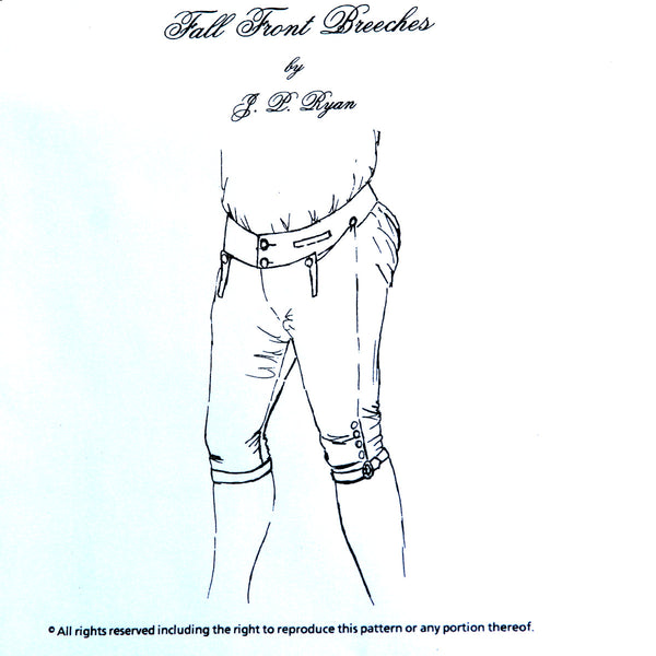 JR Men's Fall Front Breeches Pattern – Townsends