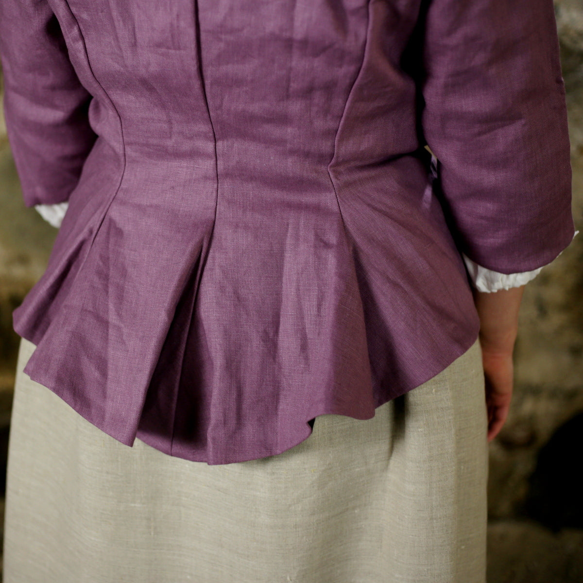 Ladies' Sleeved Bodice - Solid Linen – Townsends