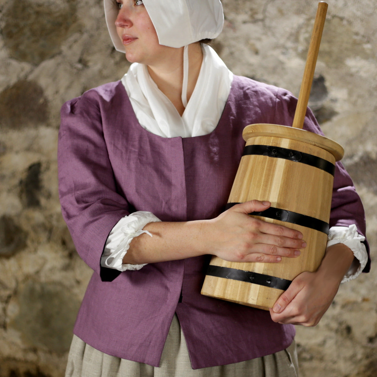 Ladies' Sleeved Bodice - Solid Linen – Townsends