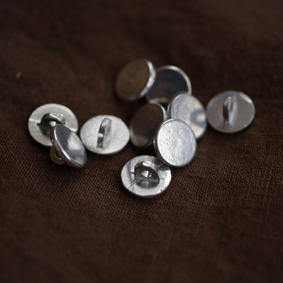 Plain Pewter Buttons Small Pack of 10 – Townsends