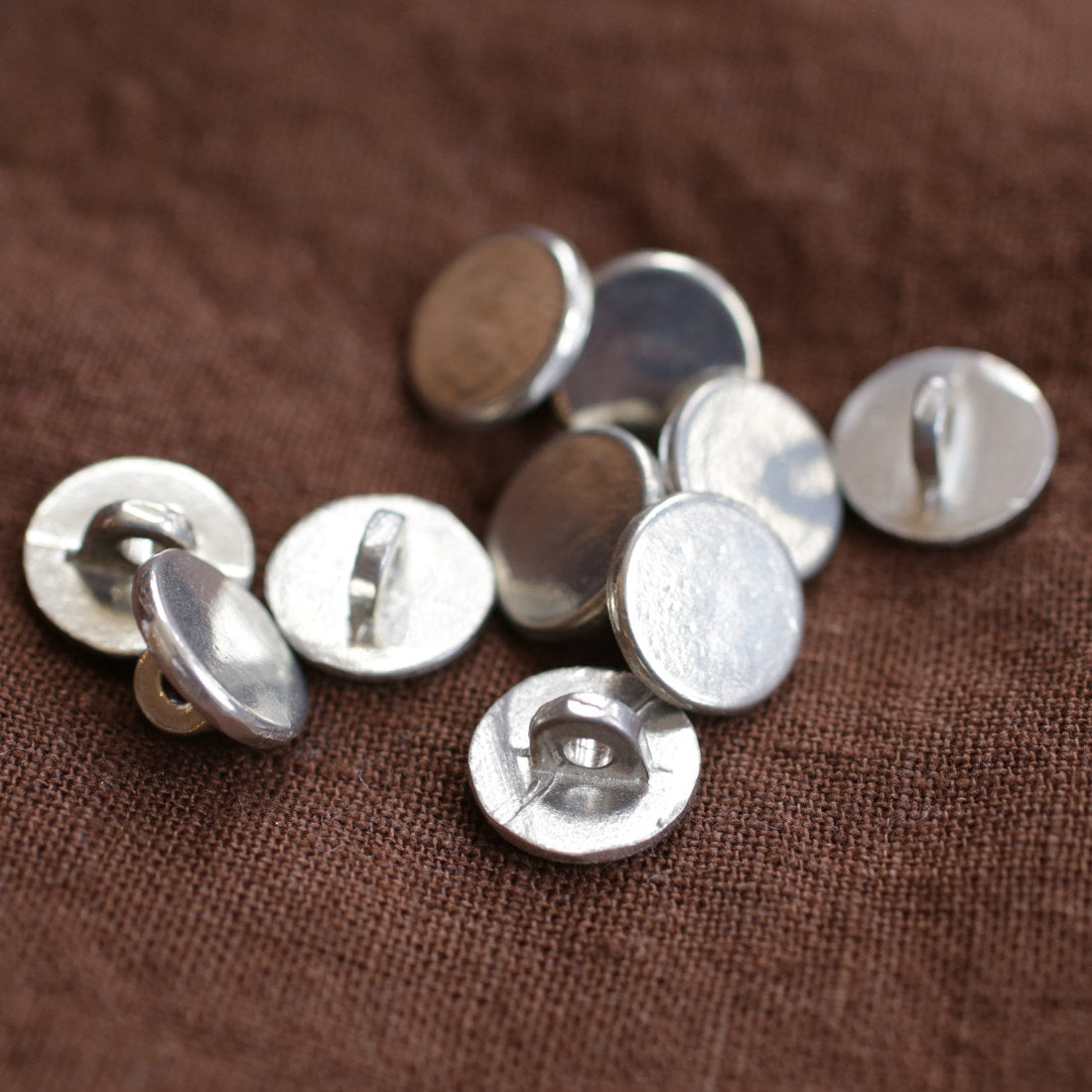 Plain Pewter Buttons Small Pack of 10 – Townsends