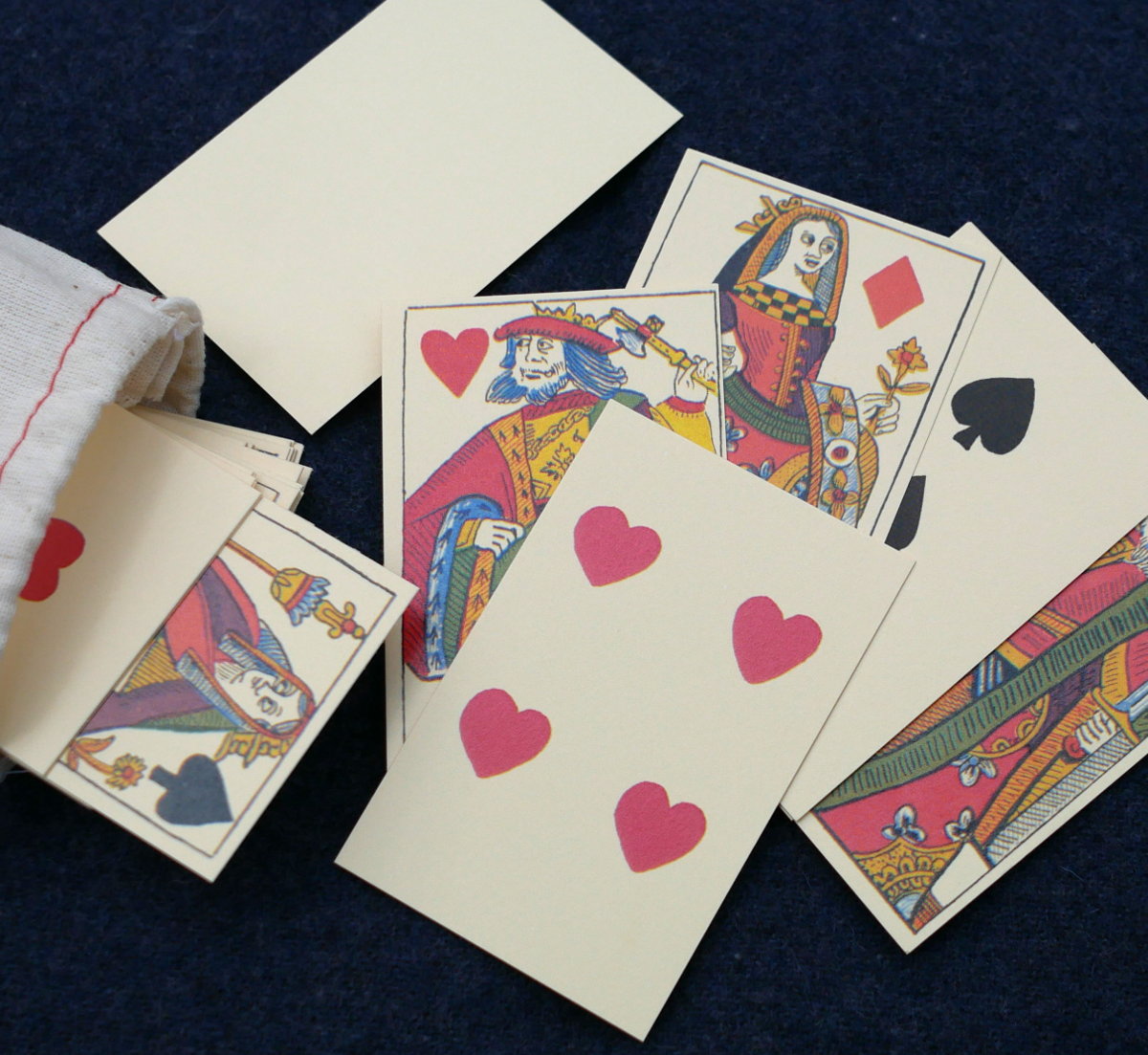 Early Playing Cards in Bag – Townsends