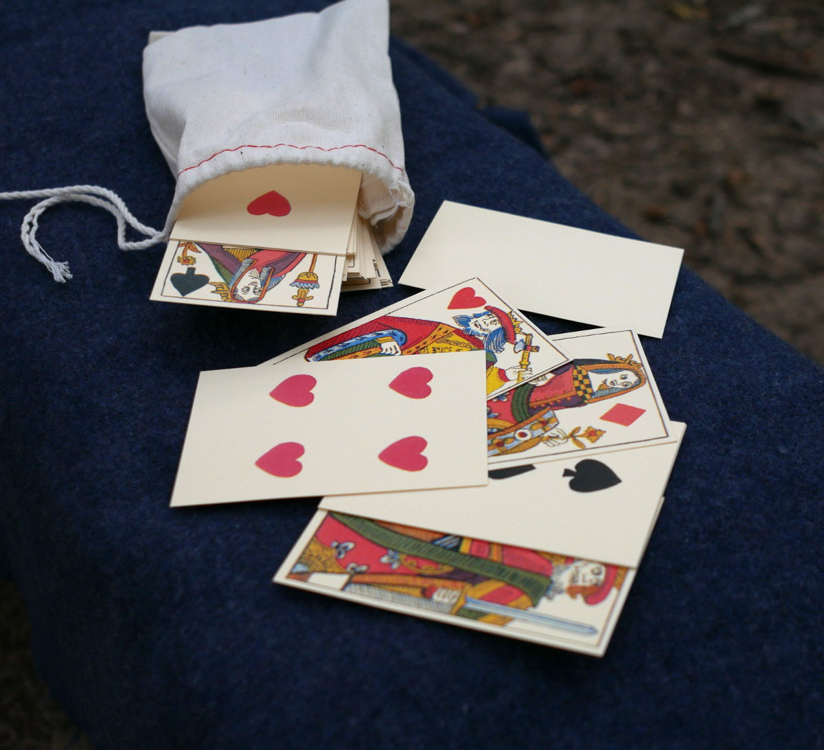 Early Playing Cards in Bag – Townsends