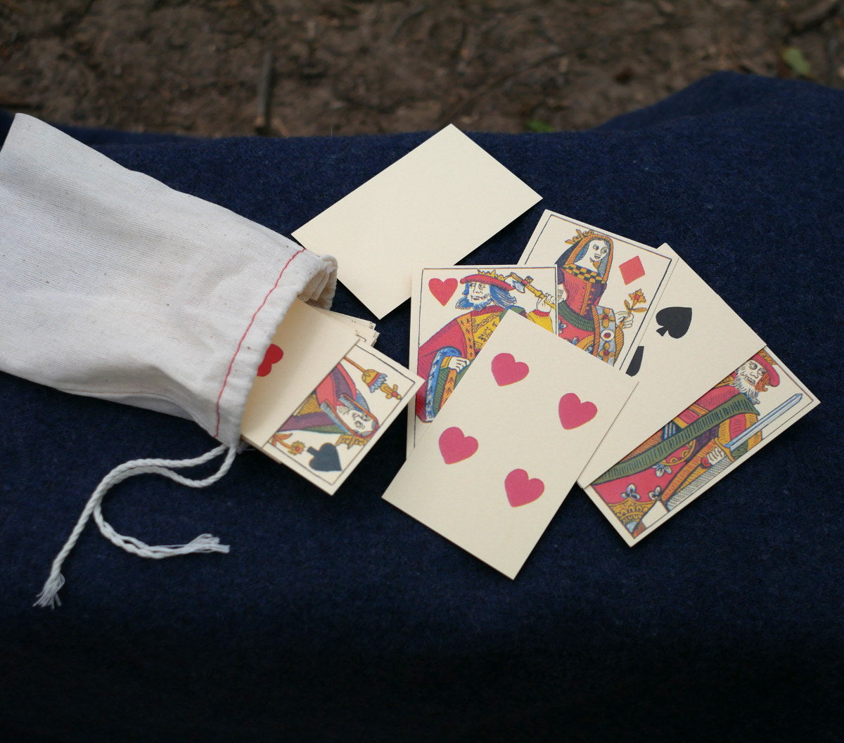 Early Playing Cards in Bag – Townsends