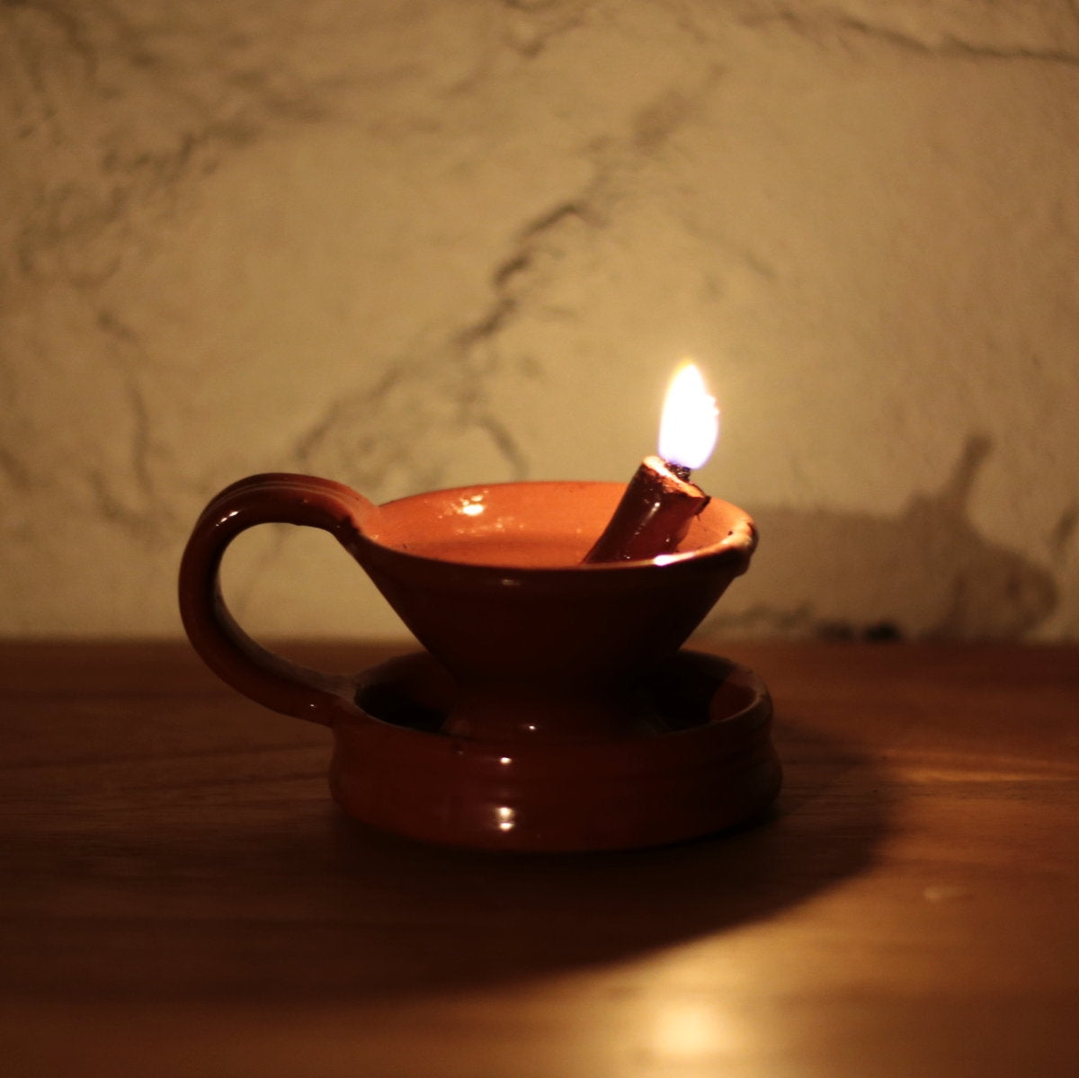 Redware Grease Lamp for Lantern – Townsends