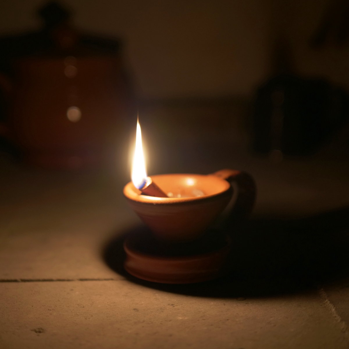 Redware Grease Lamp for Lantern – Townsends