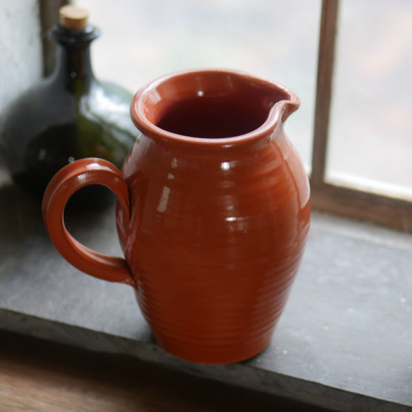 Clear Glazed Redware Pitcher – Townsends