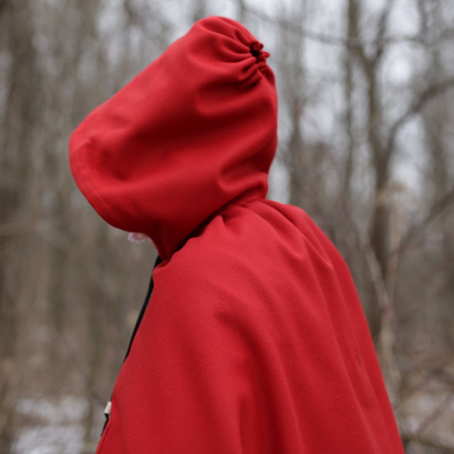 Ladies Red Wool Cloak – Townsends